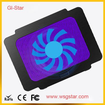 China Hot sell and good price laptop cooling pad with single fan for sale