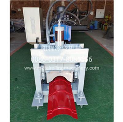 China Steel Ridge Cap Roll Forming Machine for sale