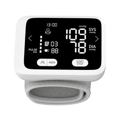 China Acrylic Electric Boiling Point Blood Pressure Monitor Wrist Blood Meter Sphygmomanometer Sphygmomanometer Machine Tensiometro De Muneca Pulso Dispense for sale