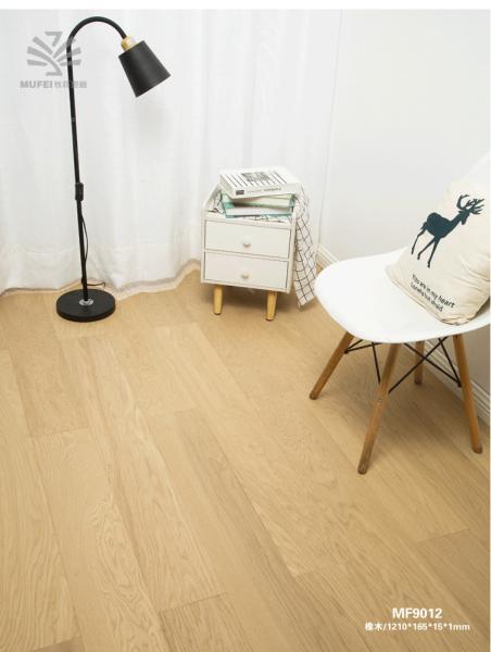 Quality Multi-layer solid wood composite floor aluminum trioxide decorative paper wear for sale