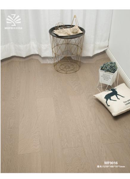 Quality Multi-layer solid wood composite floor aluminum trioxide decorative paper wear for sale