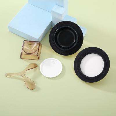 China 30G Custom Mini Luxury Cosmetic Eye Cream Jar Plastic Containers With Tight Locking Lids for sale