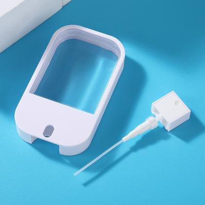 China 30ML Portable Handheld Card Alcohol Sanitizer Dispenser Small Travel Makeup Remover Spray Bottle for sale