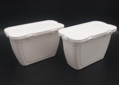 China White Color Laundry Gel Box Durable PE Plastic Containers Detergent Bottle Storage Box for sale