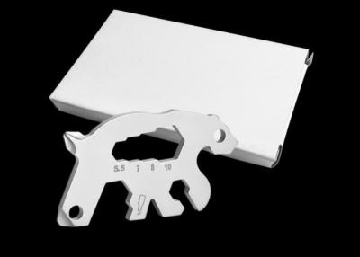 Cina 55MM Lightweight And Animal Design Metal Bottle Opener Durable Item Stainless Steel Multi-purpose EDC Tool Card in vendita