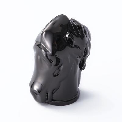 중국 폴리싱 블랙 플래팅 크리에이티브 디자인 다이 발사 주황 합금 향수 잔 뚜?? 고전한 패키지 솔루션을위한 곰팡이에 사용자 지정 브랜드 판매용