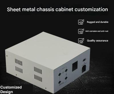 China Cabinete de chapa de procesamiento de chapa de metal personalizable con espesor OEM / ODM 0,5 mm-10 mm en venta