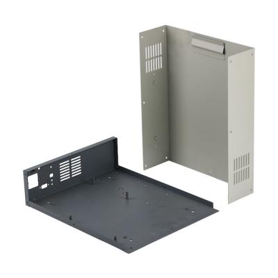 China Customized Silk Screen Printing Anodized Aluminum Sheet Metal Processing Chassis Shell Laser Cutting Seamless Bending for sale