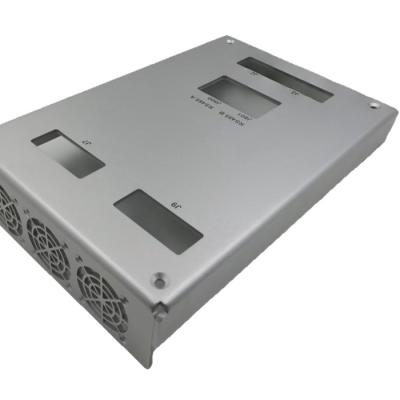 China Impresión de serigrafía personalizada Anodizado de chapa de aluminio de procesamiento de metal Chasis de corte con láser de cáscara Doblaje sin costuras en venta