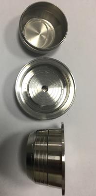 China CNC Lathe Machining SS304 Reusable Coffee Capsule / Coffee Filter Cup for sale