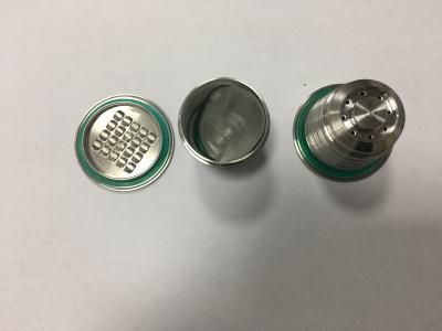 China CNC Lathe Machining SS304 Reusable Coffee Capsule / Coffee Filter Cup for sale