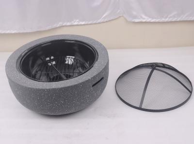 Cina Pozzo portatile del barbecue di progettazione 59.5*34.5cm del MgO della griglia d'acciaio di pietra del barbecue in vendita