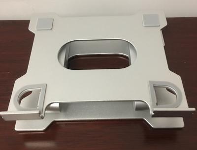 China Anodisierungs3.0mm Laptop-abkühlender Stand-silberner faltbarer Tablet-Aluminiumhalter zu verkaufen