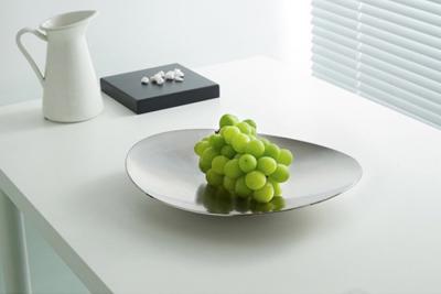 China Frucht-Platten-Metallhaushaltsware-Sand-Polnisch des Nachtisch-Becken-SS304 zu verkaufen