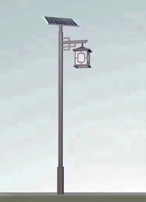 Cina Il watt leggero solare alimentato solare 50w dell'iluminazione pubblica 400w 40w 50 di retro stile della Cina ha condotto la luce del cortile in vendita