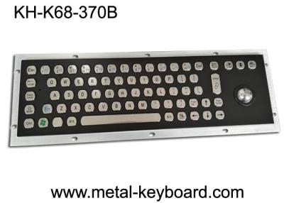 China Rugged Stainless Steel Industrial Computer Keyboard with Water proof Trackball for sale