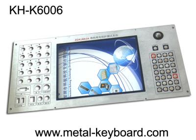 중국 30의 단추 및 19mm 트랙볼에서 건축되는 Customizable 산업 금속 키보드 판매용