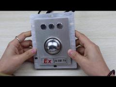 45mm 반대로 파괴자 패널 산 트랙볼 쥐 SUS304 스테인리스 전 IbIIB T6 보호