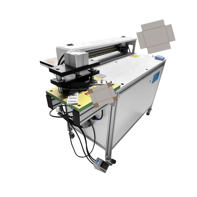 Close-up of grooving mechanism