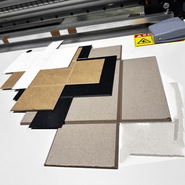 Sample box production demonstration