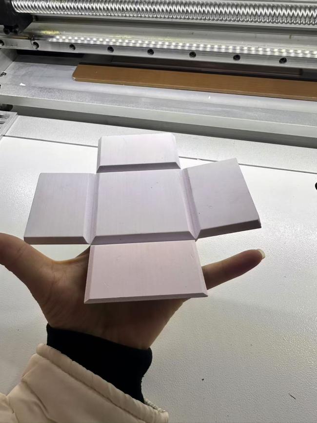 DG960MG Manual V Grooving Machine waste collection system