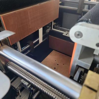 China Gift Paper Box Forming Machine 15-25PCS/MIN Rigid Box Wrapping Machine for sale