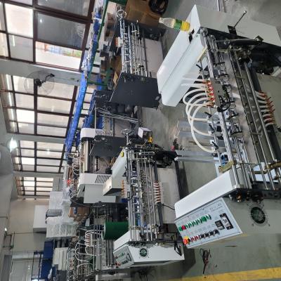 China Automatically Paper Gluing Machine With Feeding Automatic Box Gluing Machine for sale