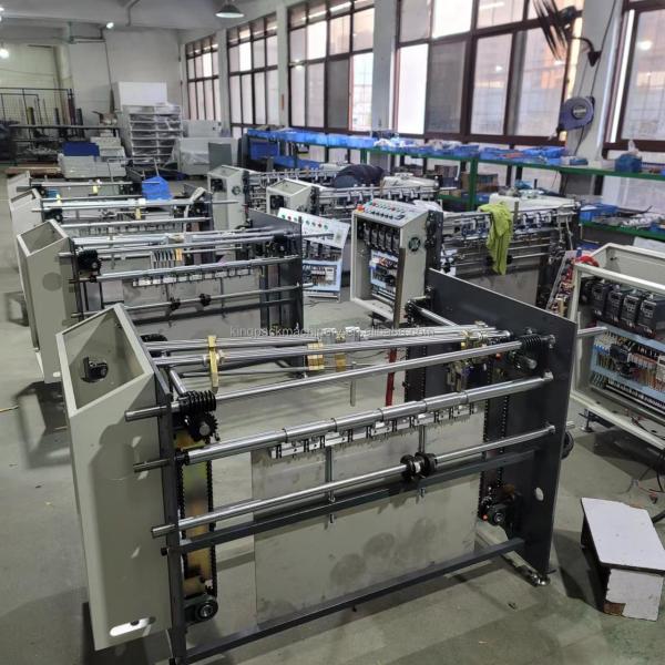 Quality DG-850A Paper Box Cover Feeder Gluing Machine Rigid Box Forming Machine for sale