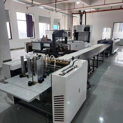 China DG850B Feeder Box Gluing Machine Paper Sheet Rigid Box Forming Machine for sale