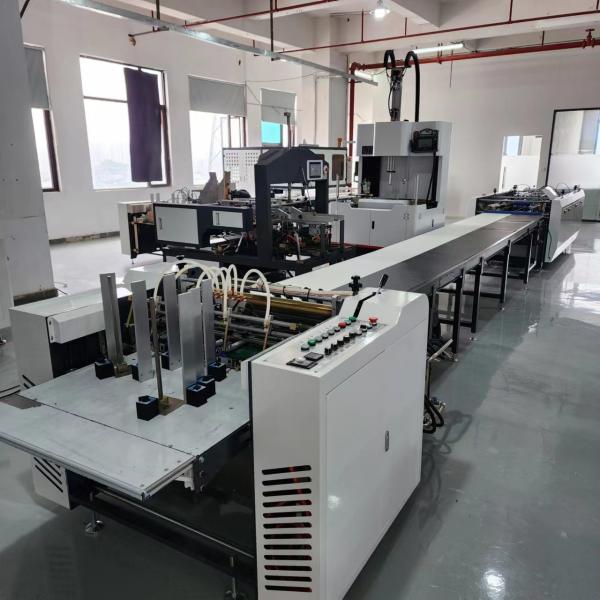 Quality DG850B Feeder Box Gluing Machine Paper Sheet Rigid Box Forming Machine for sale
