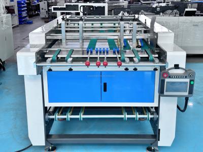 China Automatic Die Cutting and V Grooving Machine with 380V Power 2150*1450*1350mm Dimension and 10-40m/min Speed for sale