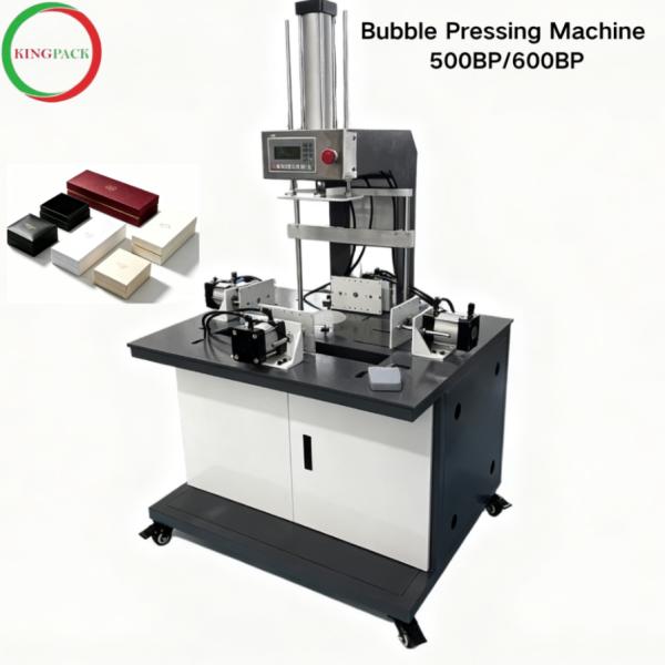 Quality Rigid Box Bubble Pressing Machine with 10-20 pcs/min Production Speed and AC220V/50Hz/2W Power for 40-650mm Boxes for sale