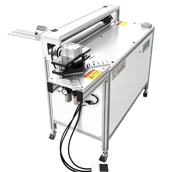 Quality Semi Auto Pneumatic Grooving Machine with 0.05mm Accuracy and 80-135° Adjustable Groove Angles for Precision Die-Cutting for sale