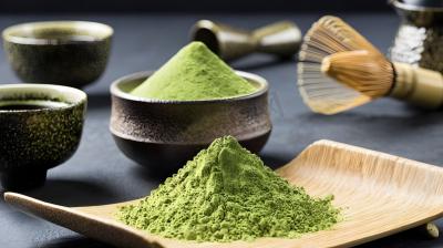 China Decaffeinated Culinary Grade Organic Matcha Powder in Bulk Packaging for Baking and Smoothies for sale