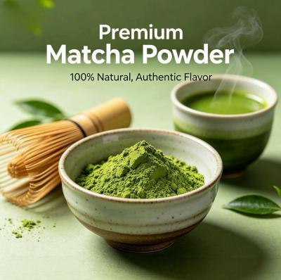 China Non-GMO Decaffeinated Pure Matcha Powder 1000 Mesh Baking Culinary Grade Natural Fine Texture for sale