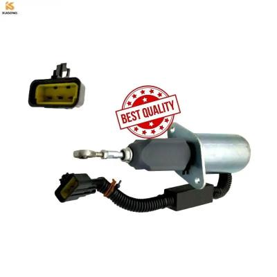 China 24V Fuel Shut Off Solenoid Valve 3977620 For Cummins 6CT Diesel Engine for sale
