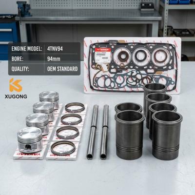 China 4TNV94 4TNV98 Engine Overhaul Rebuild Kit with Full Gasket Set for Sany SY55 SY75 Yanmar Mini Excavator Parts for sale
