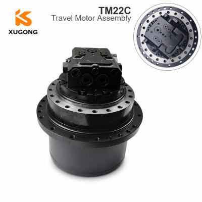 China TM22C Travel Motor Assembly for SK135SR SK140 PC130 SY135 13-15 Ton Excavator Final Drive for sale