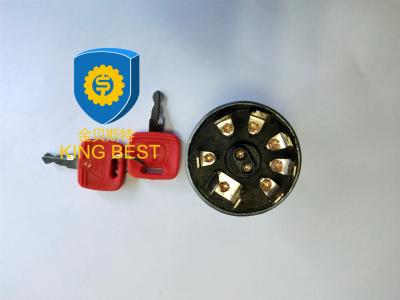 China RE61717 Excavator Ignition Switch Replacement 87561528 / 81864288 With 2 Keys for sale