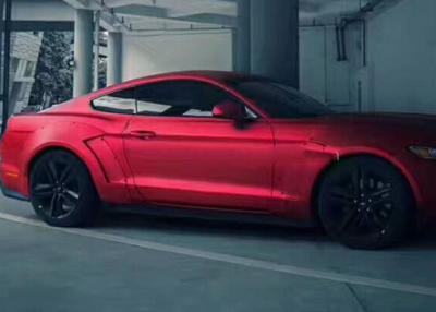 Cina Spessore di film rosso dell'involucro 0.14mm del vinile di Chrome dell'automobile del raso a prova d'umidità in vendita