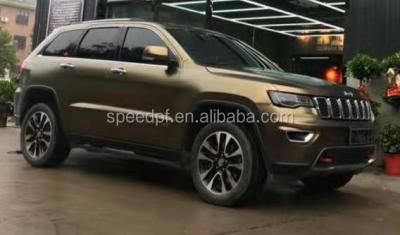 Cina spessore di film marrone dell'involucro 0.15mm del vinile di Chrome dell'automobile dell'oro Multiapplication in vendita