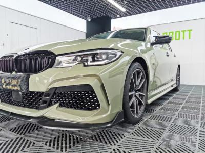 China Elevação verde caqui do brilho super do filme do envoltório do vinil do carro de 1,52 x de 18m Stretchable à venda