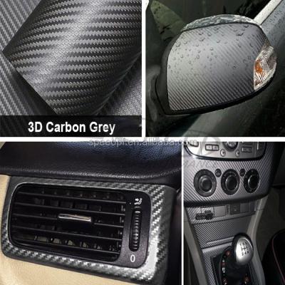 Cina ROHS ha approvato l'involucro dell'automobile della fibra del carbonio, autoadesivo smontabile della fibra del carbonio 3d in vendita