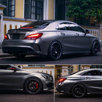 Cina Anti curvatura dell'OEM Matte Grey Car Vinyl Wrap Film multifunzionale in vendita