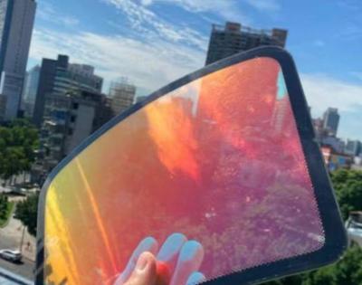 Cina autoadesivi del parabrezza del camaleonte del film di 1x30M Car Window Tinting rossi/alto termoresistente verde in vendita