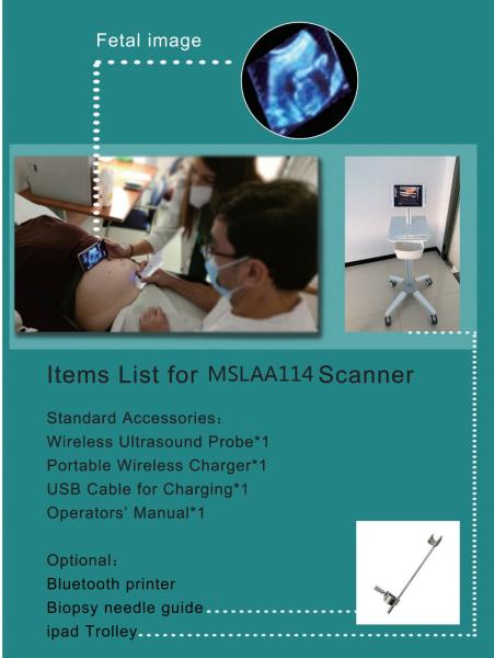 Quality 3 in 1 Wireless Convex Phased Array Linear Transvaginal Array Color Doppler for sale