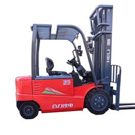 China HELI 3.5T Used Electric Forklifts With Lithium Battery 2 Stages Masts 3 M Lifting Height for sale