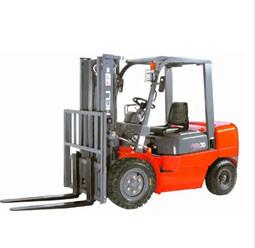 HELI H2000 3 Ton Used Diesel Forklift 3m Lifting Height With 2 Stages Masts Heavy Duty
