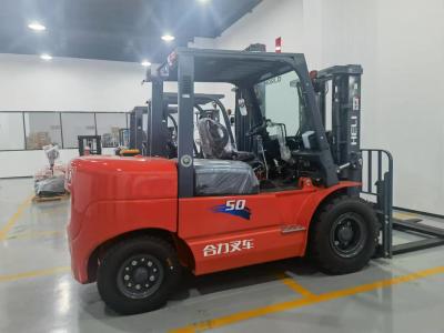 China 5 Tons Heli 50 Forklift Diesel Lifting Machine 3 Meters Height 5000kg Weight for sale