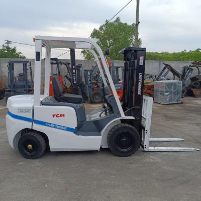 China TCM usados FD25T Lifting Diesel 2,5 toneladas em segunda mão em empilhadeira 3 toneladas 5 toneladas 7 toneladas Hefei Yard venda direta à venda